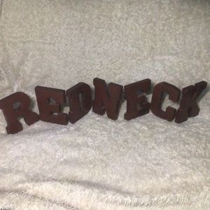 Accents | 206 Jeff Foxworthy Redneck Wood Hinged Wooden Table Word ...